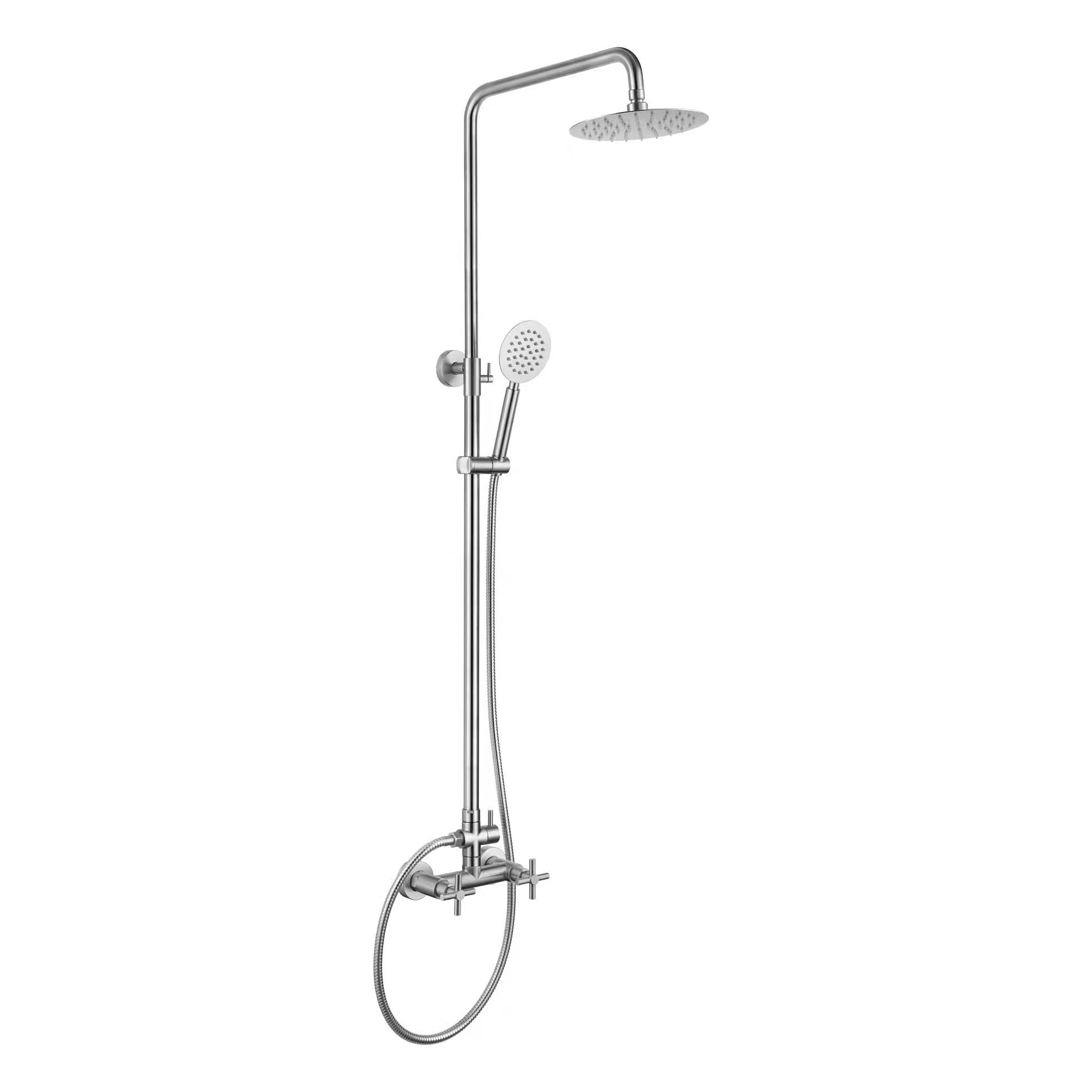 Unik udendørs bruser i rustfrit stål med håndbruser